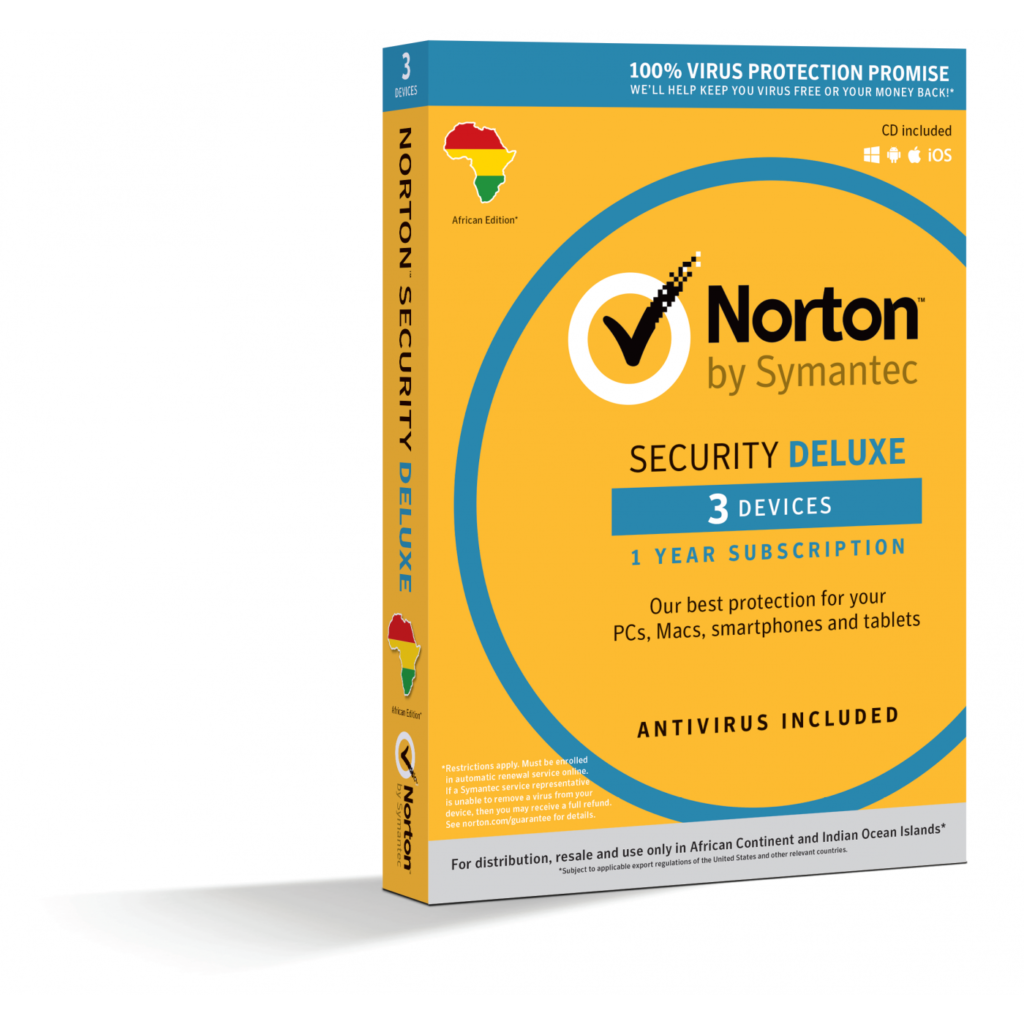 NORTON SECURITY DELUXE 3 USER- Amaget Online Store